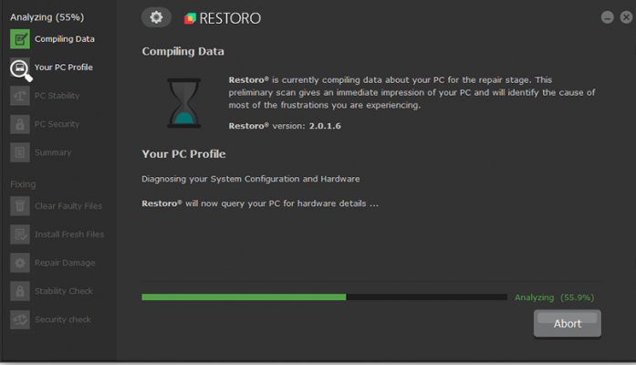 How does Restoro fix my PC?