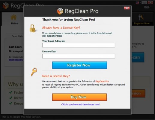 RegClean Pro Features